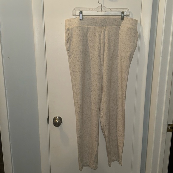 J. Jill | Pants & Jumpsuits | Pure Jill Tranquility Fleece Pant In Oatmeal Size Xl | Poshmark